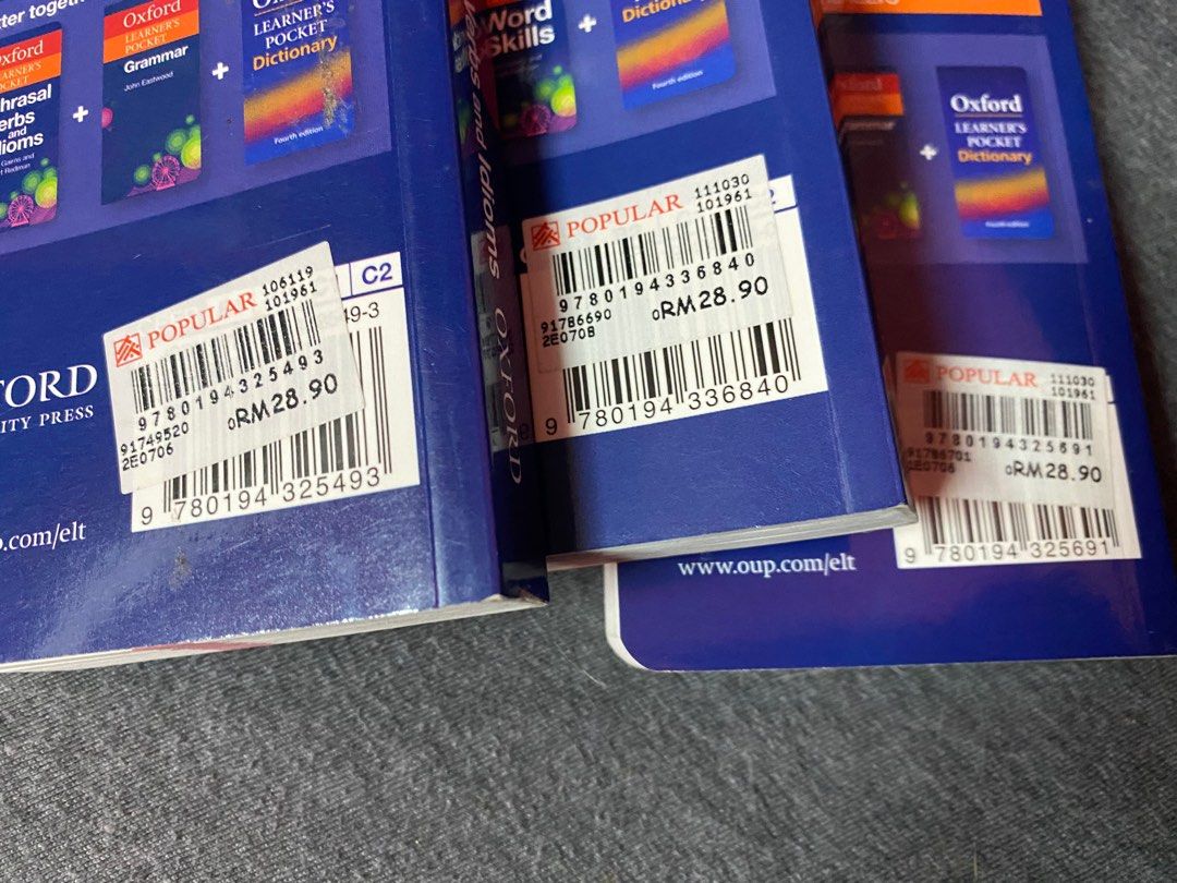 Oxford English Mini Dictionary + Pocket Learner’s, Hobbies & Toys ...