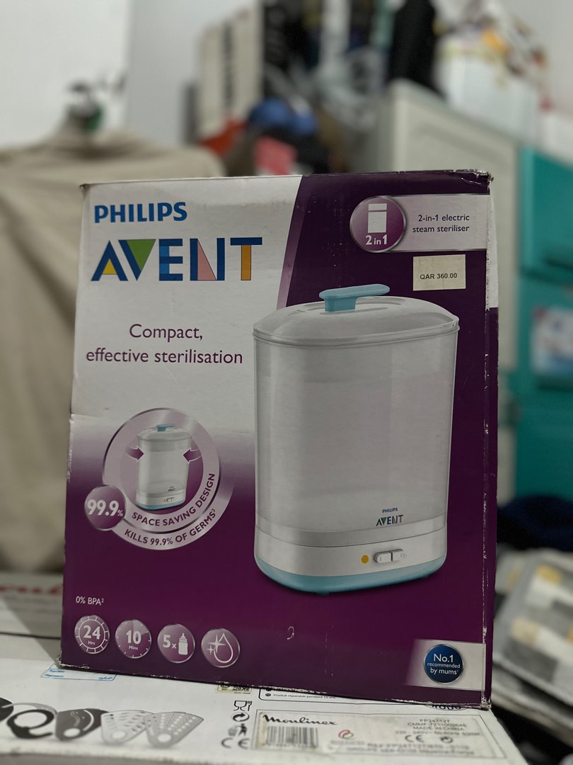 Philips Avent 2 in 1 sterilizer, Babies & Kids, Nursing & Feeding ...