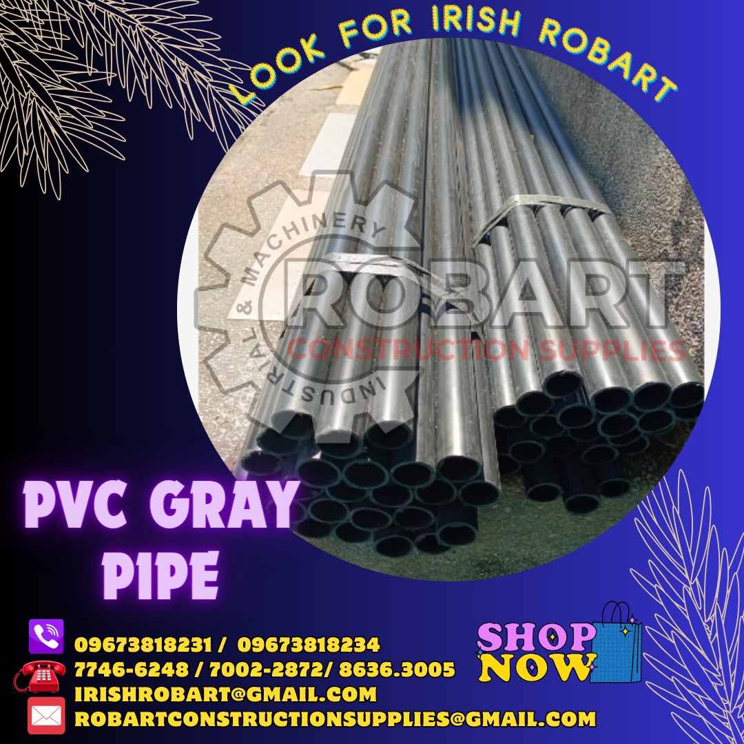 pvc gray pipe, Commercial & Industrial, Construction Tools & Equipment ...