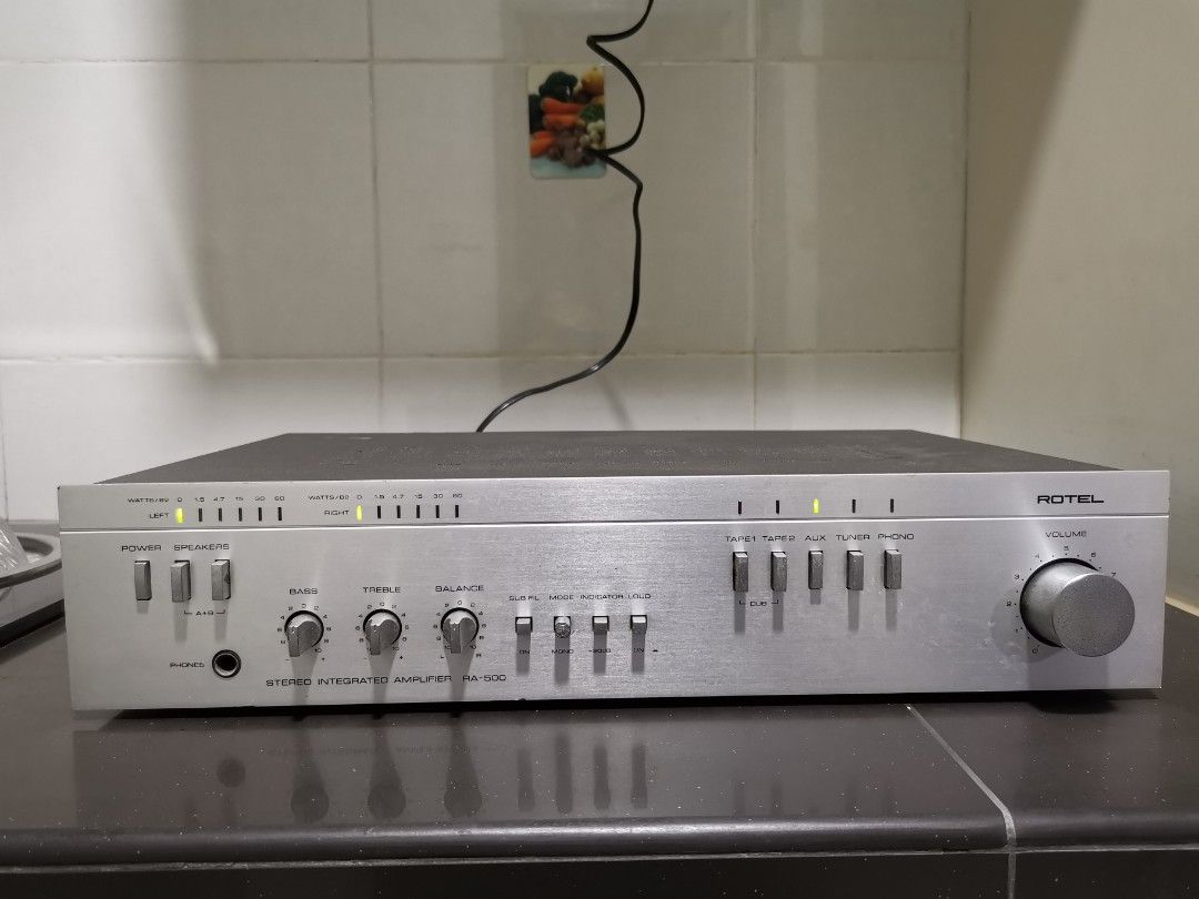Rotel RA-500 Stereo integrated Amplifier with phono mm input, Audio ...