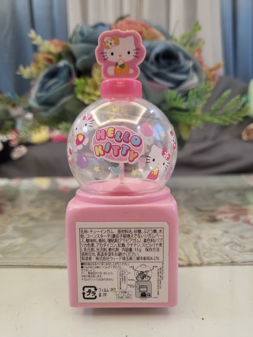 Sanrio Hello Kitty Mini Gumball Machine, Hobbies & Toys, Toys & Games ...