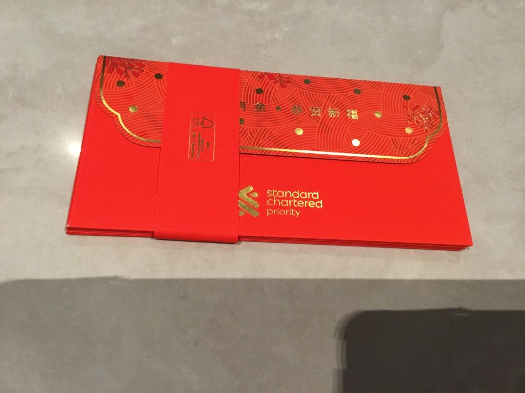 SCB Standard Chartered Priority Private 2024 Ang Pow Red Packet Hong ...