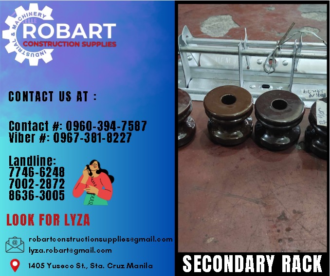 Secondary Rack 3 Wire with Spool Insulator, Commercial & Industrial ...