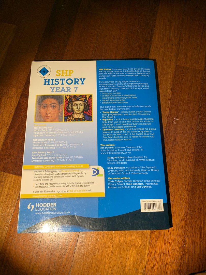 SHP HISTORY YEAR 7 : HODDER EDUCATION, Hobbies & Toys, Books ...