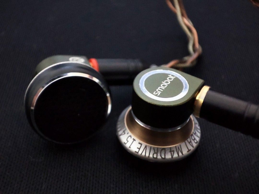 Smabat M4 Super One Driver HiFi Hi-Fi Flat Earphone Earbuds Detachable MMCX Cable Audio Sony ...