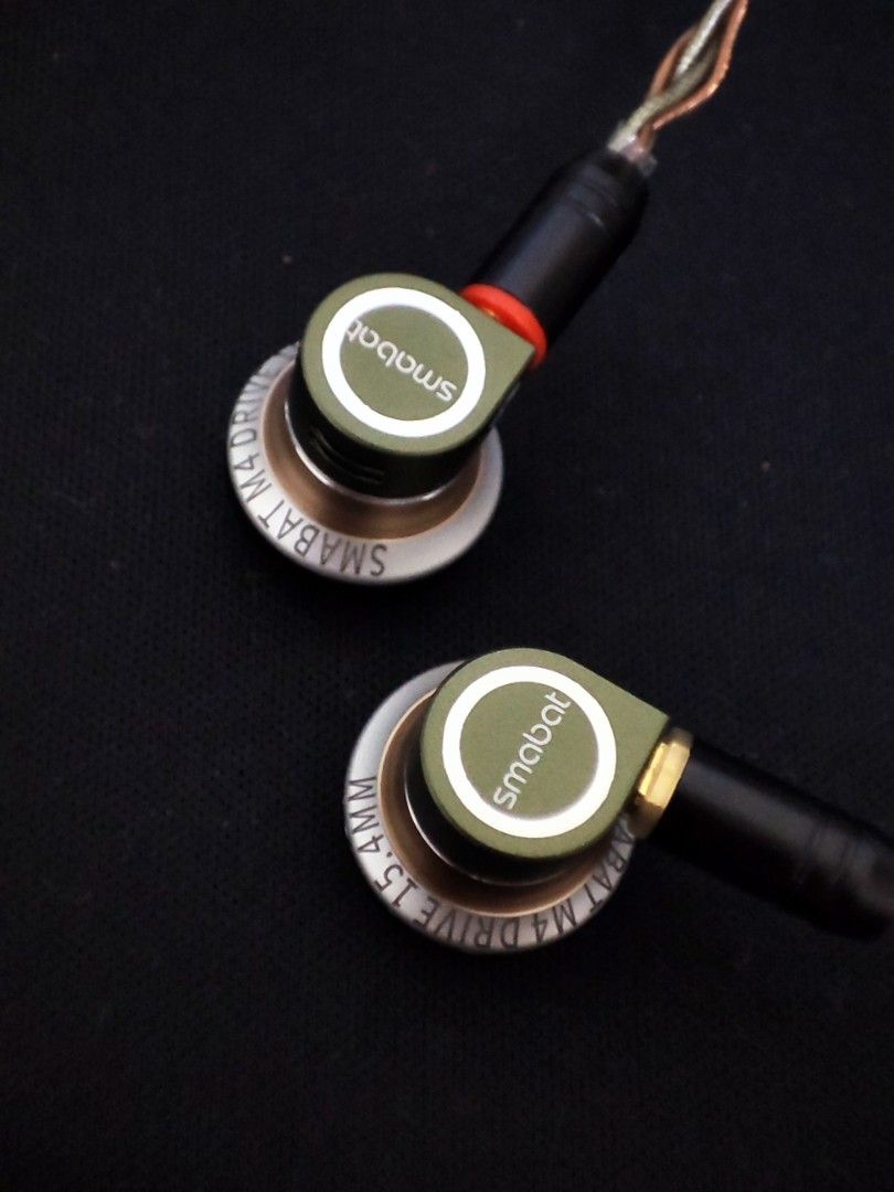 Smabat M4 Super One Driver HiFi Hi-Fi Flat Earphone Earbuds Detachable MMCX Cable Audio Sony ...