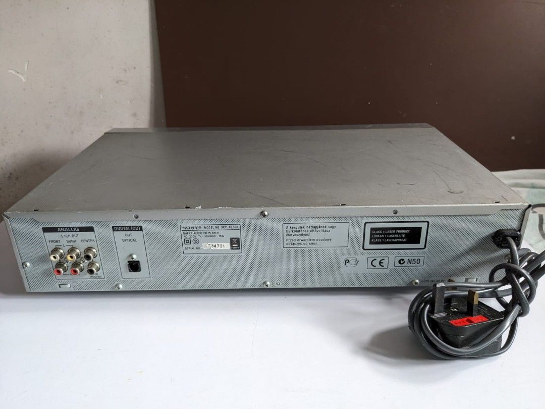 SONY Super Audio CD Player SCD-XE597, 音響器材, 音樂播放裝置 MP3及CD Player ...