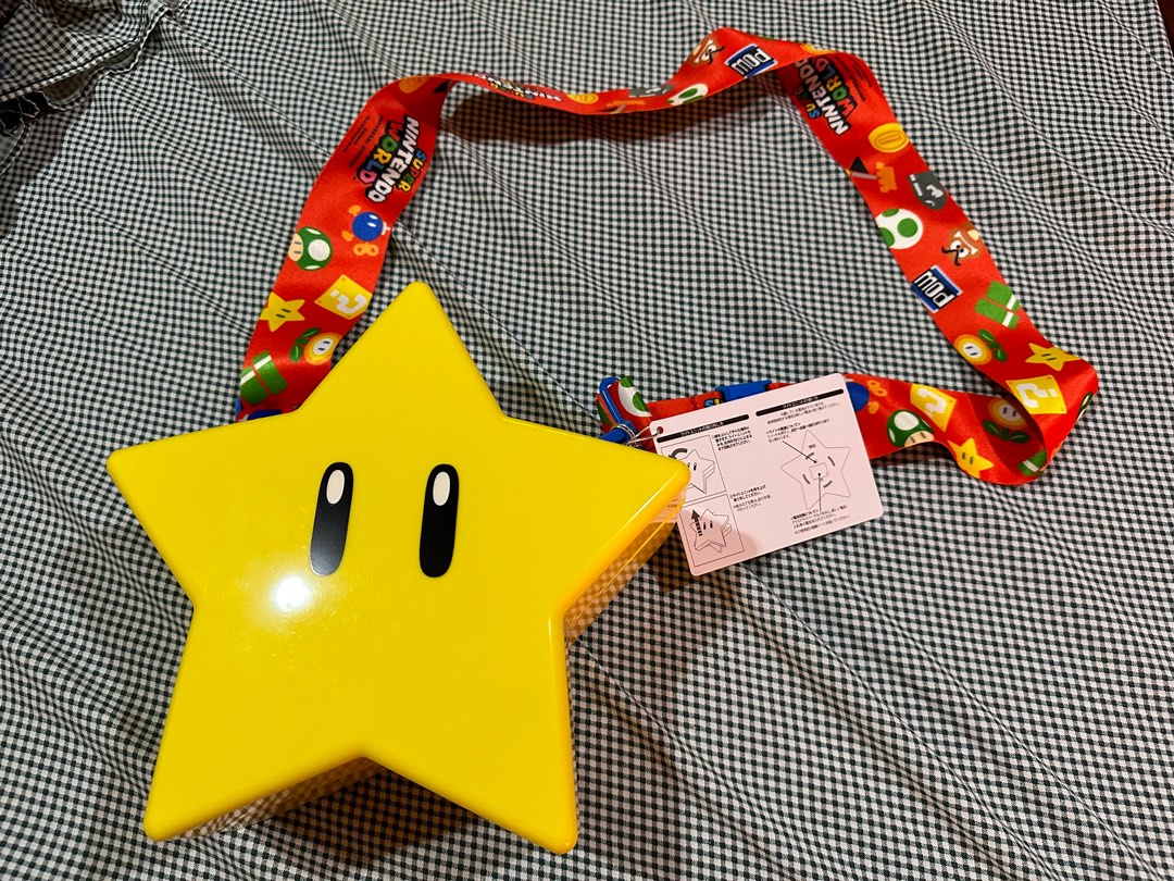 SUPER MARIO POPCORN BUCKET WITH LIGHTS (STAR), Hobbies & Toys, Toys ...