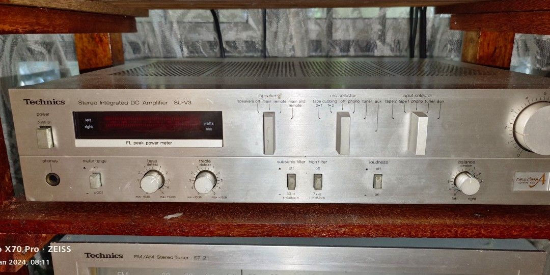 Technics Stereo Integrated DC Amplifier SU-V3, Audio, Soundbars, Speakers & Amplifiers on Carousell