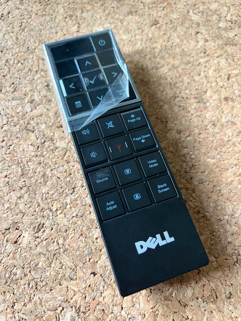 Used Original DELL PROJECTOR REMOTE CONTROL MODEL TSHR-IR01, TV & Home ...