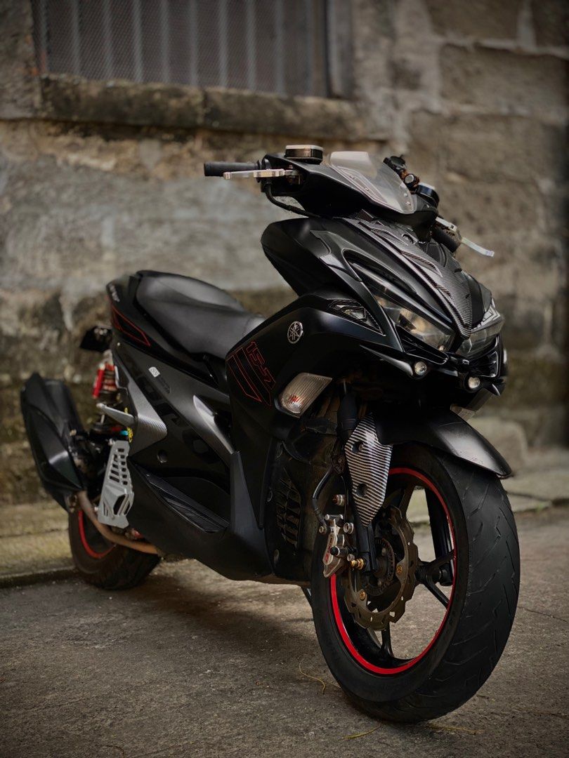 Yamaha Aerox V1 2018model, Motorbikes, Motorbikes for Sale on Carousell