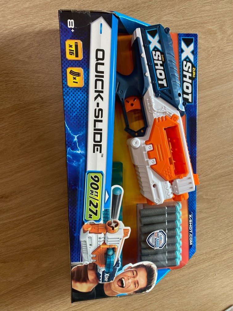 Zuru quick slide nerf gun, Hobbies & Toys, Toys & Games on Carousell
