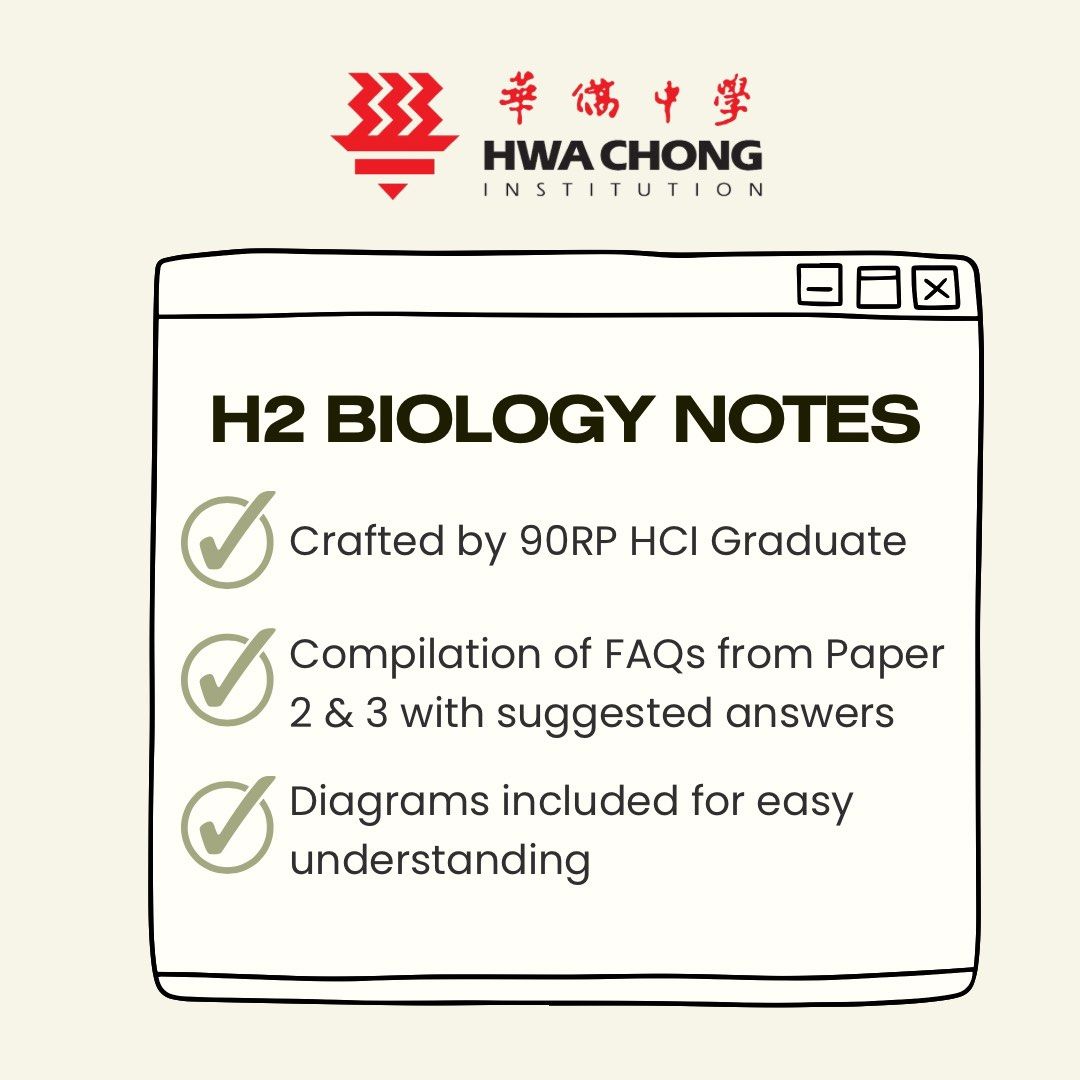 [2024] GCE A LEVEL H2 BIOLOGY NOTES 9744, Hobbies & Toys, Books ...