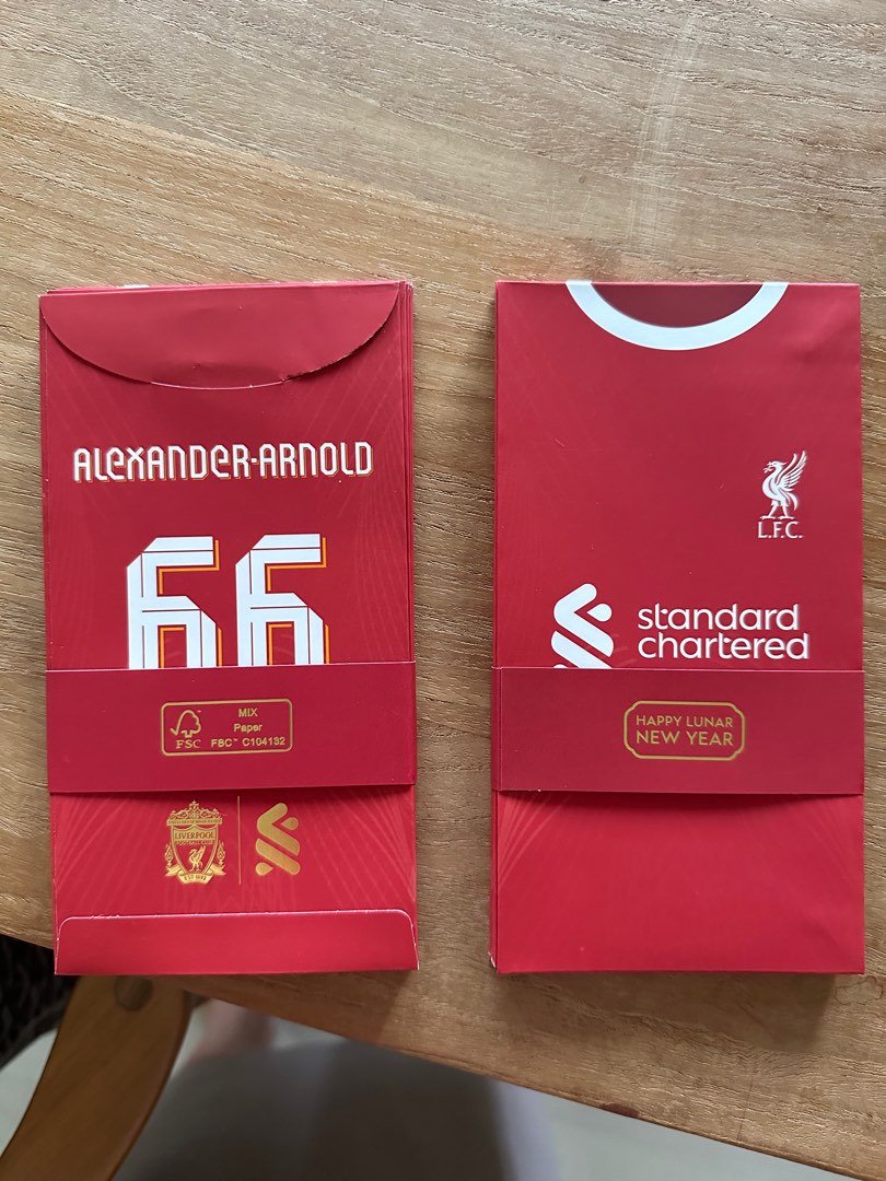 2024 Liverpool Red Packets, Hobbies & Toys, Memorabilia & Collectibles ...