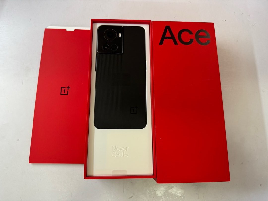 一加 oneplus ace 5G 12+256gb國際版 new 黑色PGKM10, 手提電話, 手機, Android 安卓手機 ...