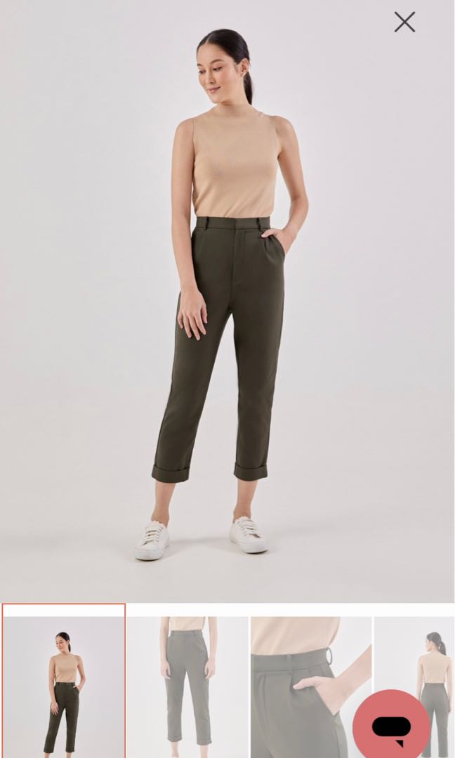 Alby Tailored Peg Leg Chino, Women's Fashion, Bottoms, Other Bottoms on ...