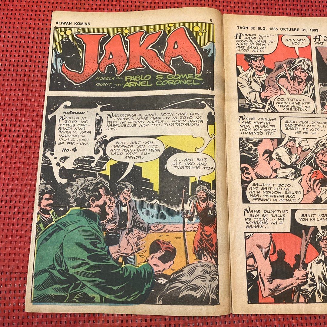 ALIWAN Komiks #1885 Jaka 1993 Philippines Vintage Tagalog Comics GASI ...