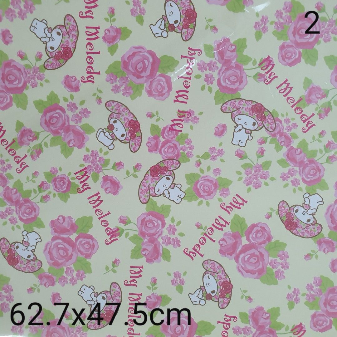 Authentic Original Sanrio Gift Present Wrappers Wrapping Paper Birthday ...
