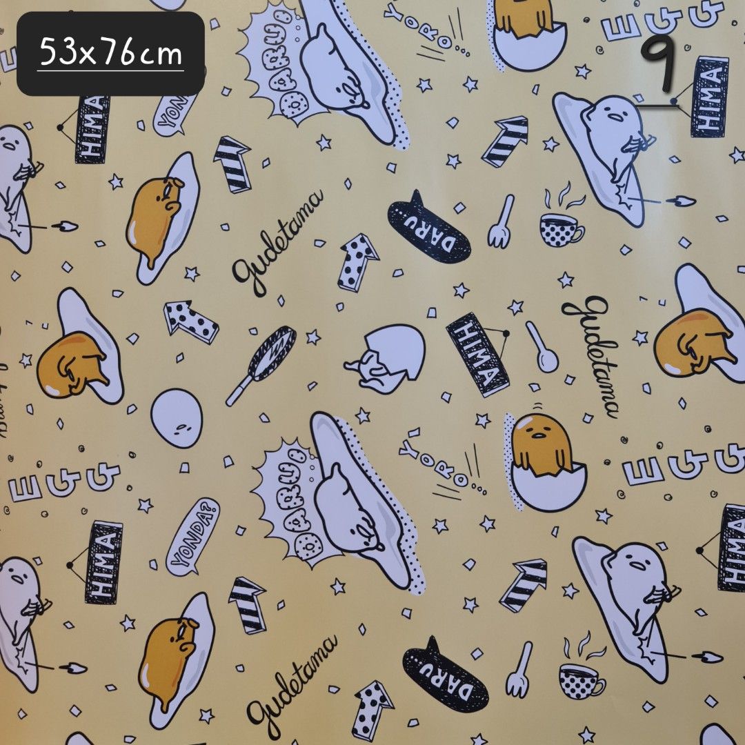 Authentic Original Sanrio Gift Present Wrappers Wrapping Paper Birthday ...