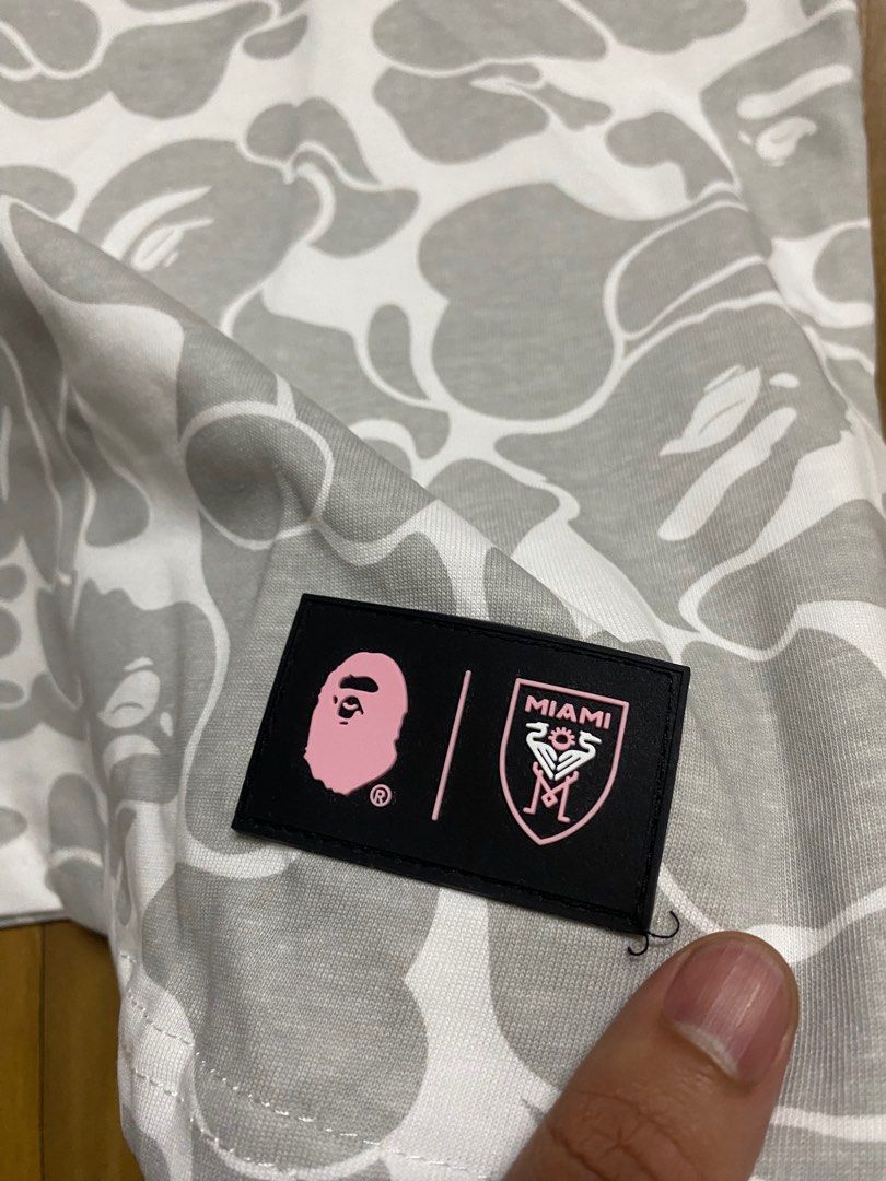 BAPE x Inter Miami CF Camo Tee, Men's Fashion, Tops & Sets, Tshirts ...