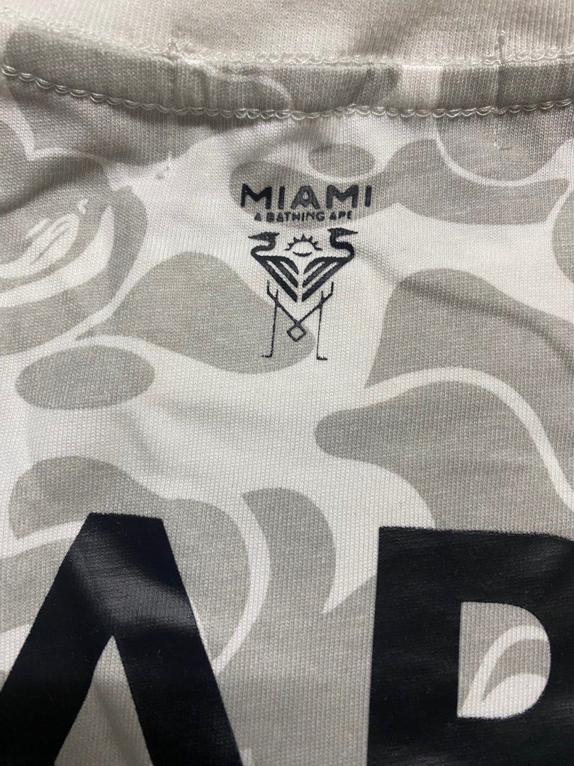 BAPE x Inter Miami CF Camo Tee, Men's Fashion, Tops & Sets, Tshirts ...