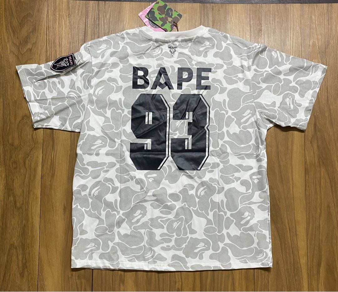 BAPE x Inter Miami CF Camo Tee, Men's Fashion, Tops & Sets, Tshirts ...