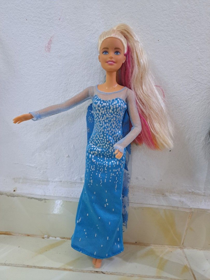 Barbie Frozen Elsa by Mattel, Hobbies & Toys, Toys & Games on Carousell