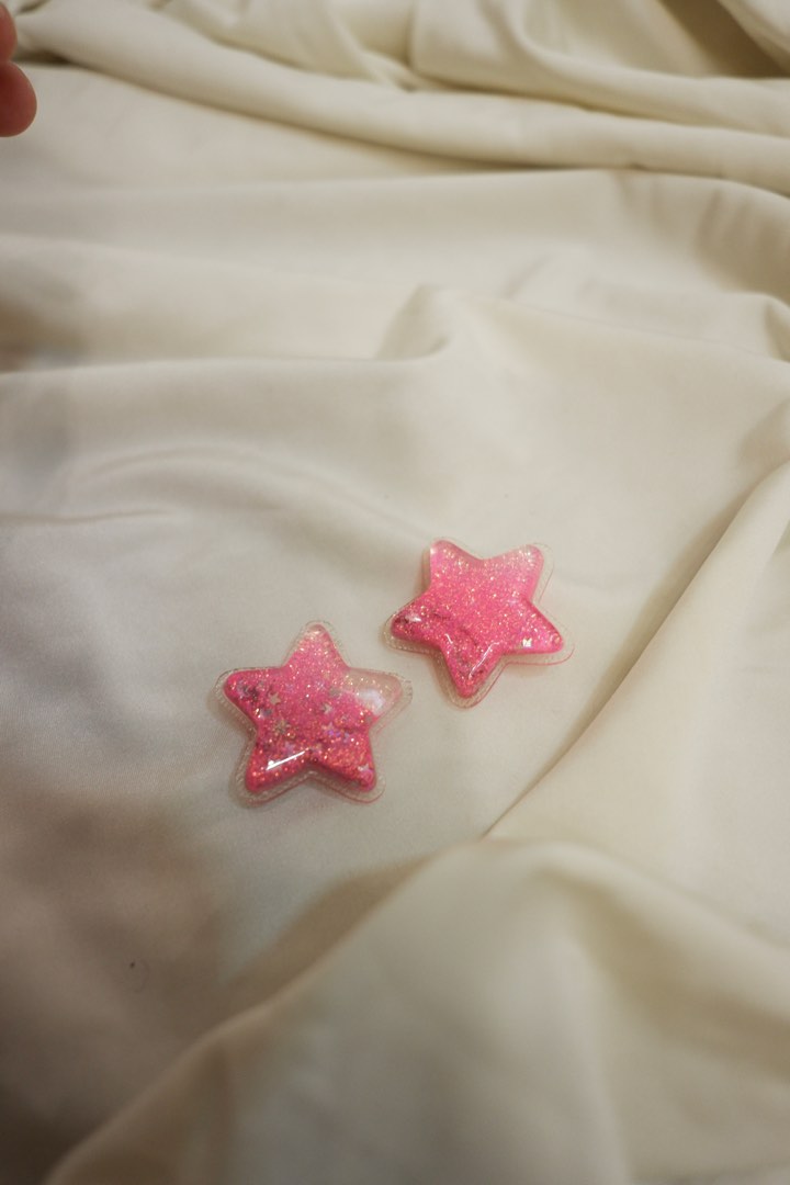 Crocs Jibbitz Squishy Glitter Star Authentic, Women's Fashion, Footwear ...