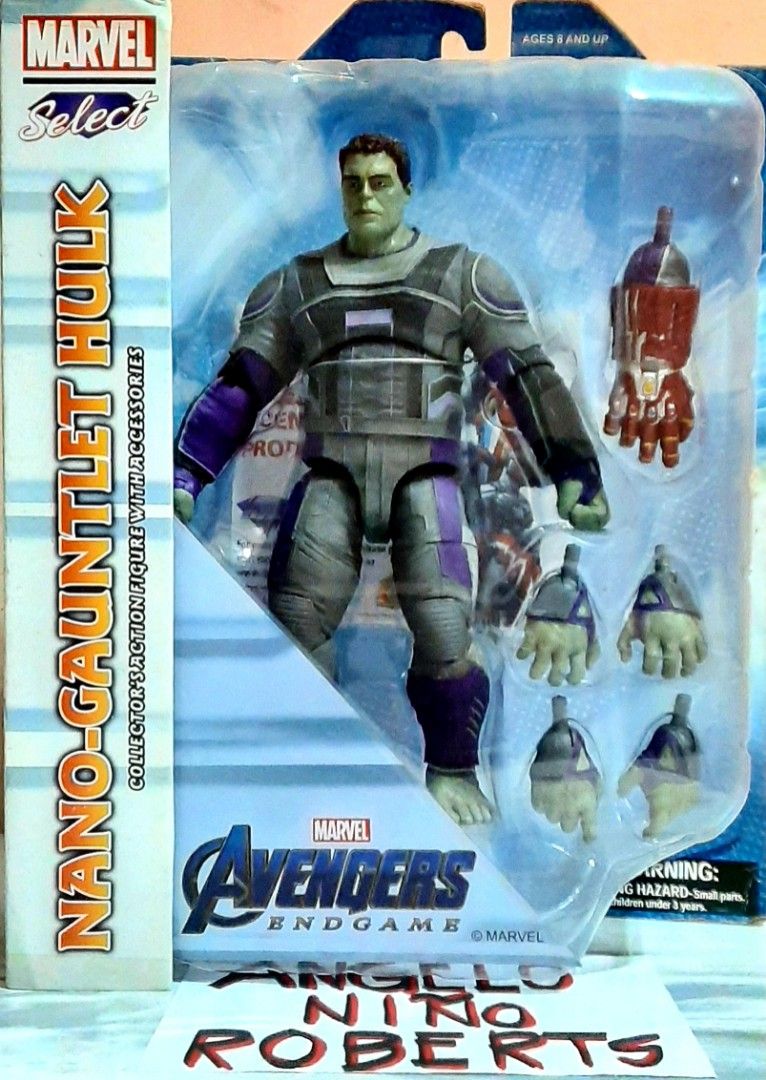 DIAMOND Marvel Select AVENGERS Endgame HULK, Hobbies & Toys, Toys ...