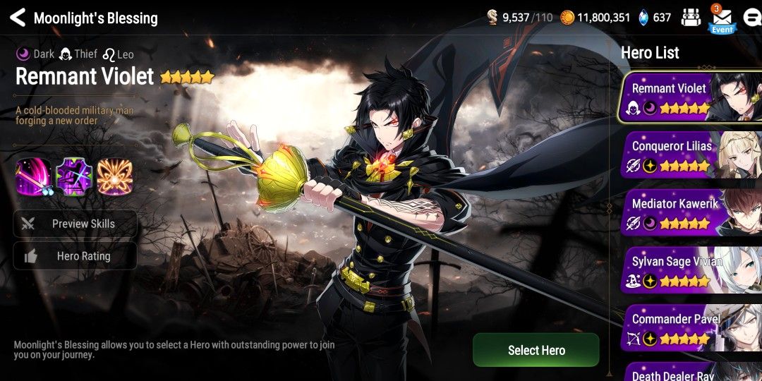 Epic seven mid acc 5, Video Gaming, Video Games, Others on Carousell