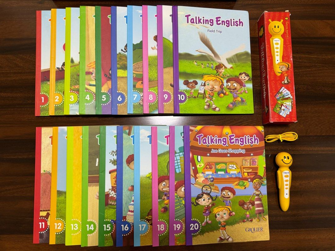 Grolier Talking English, Hobbies & Toys, Books & Magazines, Children's ...