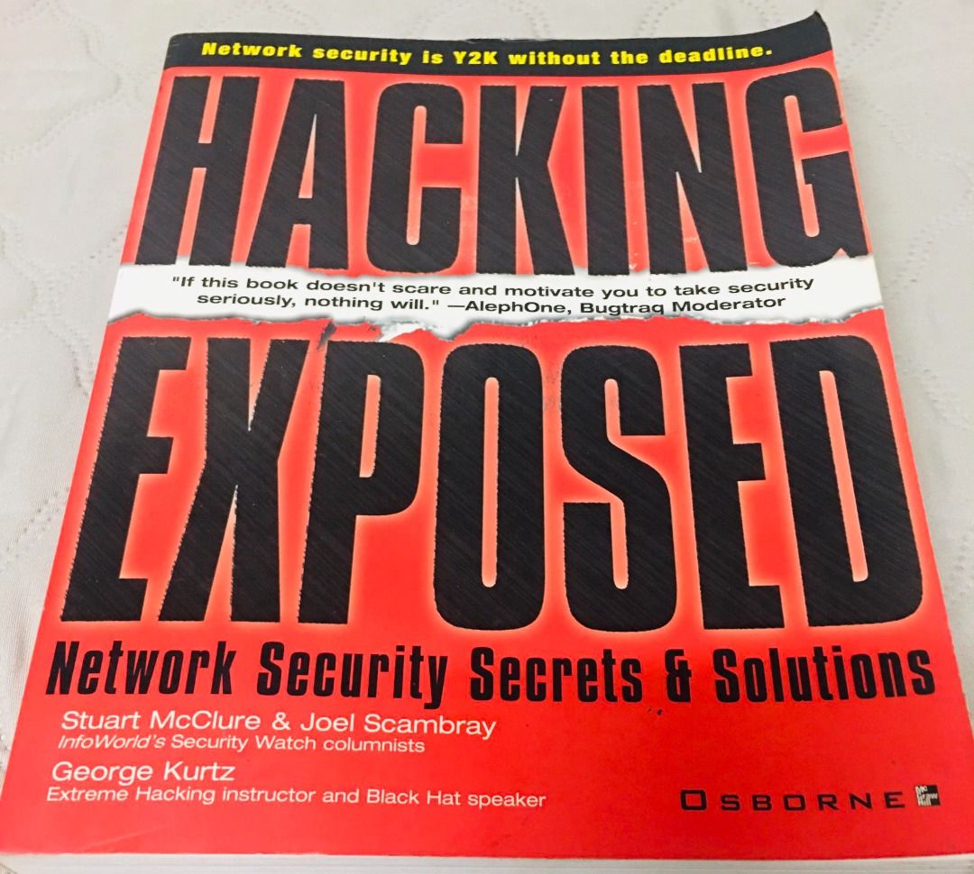 Hacking Exposed Book, Hobbies & Toys, Books & Magazines, Textbooks on Carousell