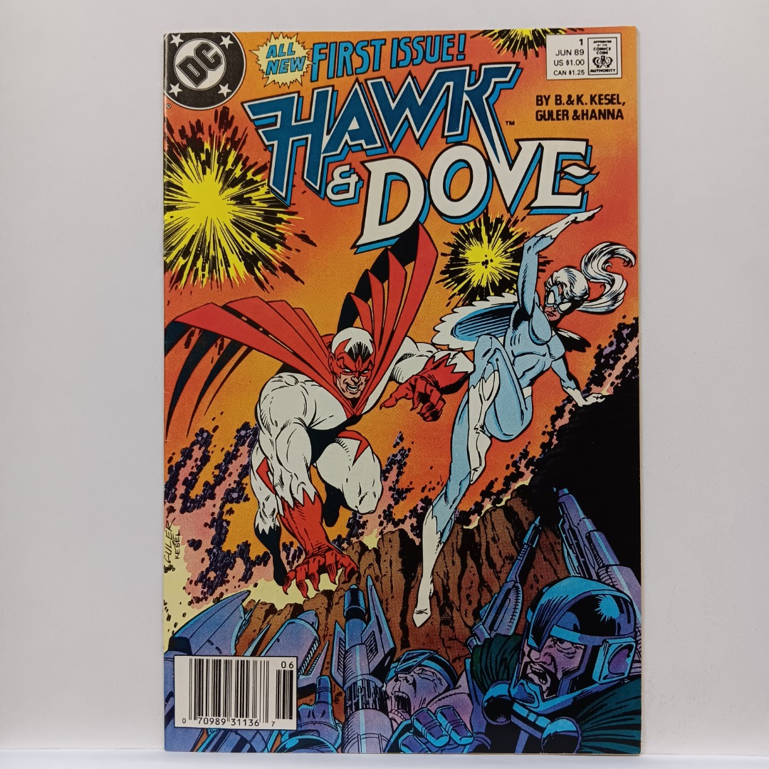 Hawk & Dove #1 (1989). VF. 1st issue!, Hobbies & Toys, Books ...