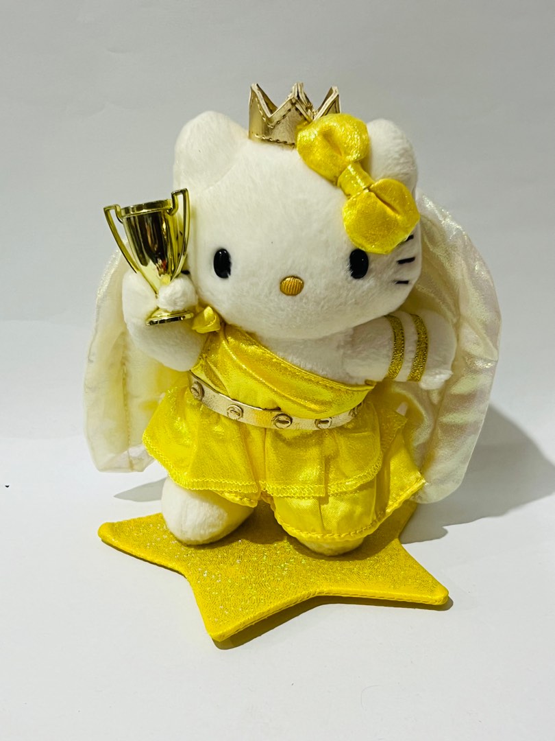Hello Kitty rare victory goddess plush, Hobbies & Toys, Toys & Games on ...