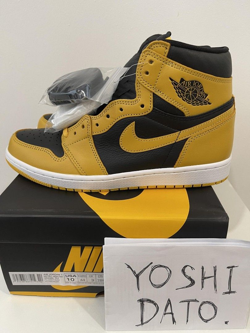 Jordan retro 1 high pollen, Men's Fashion, Footwear, Sneakers on Carousell
