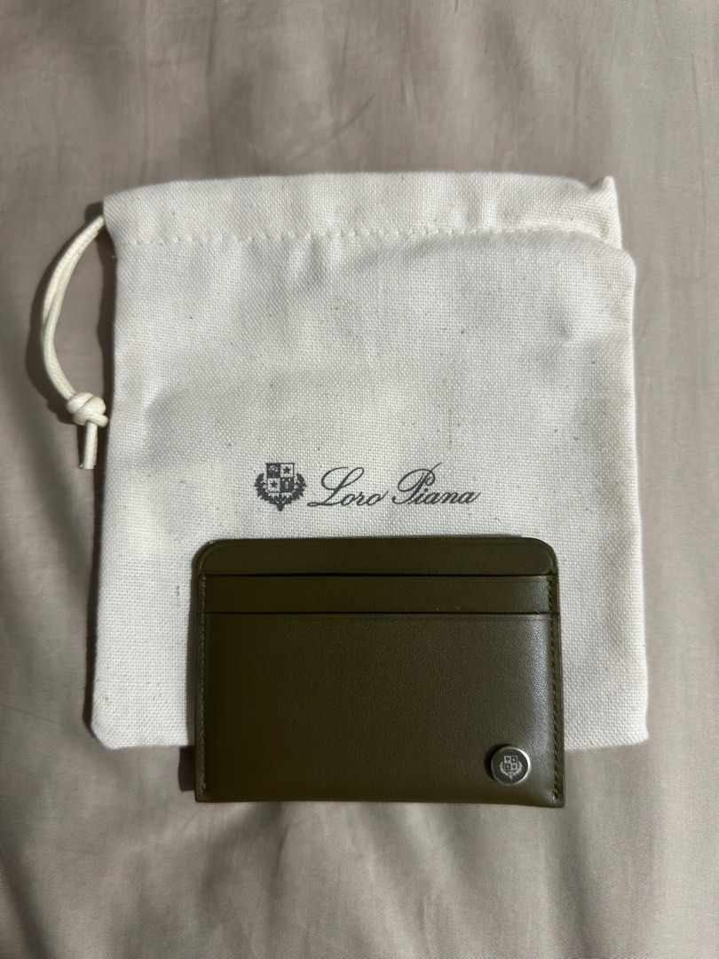 Loro Piana Crest Card Holder, Men's Fashion, Watches & Accessories ...