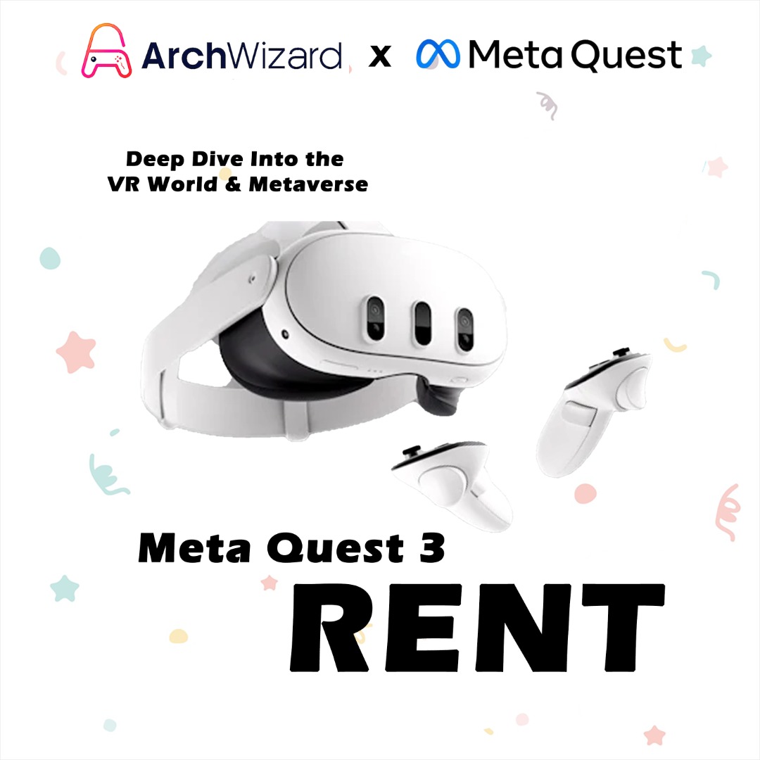 Meta Quest 3 VR Set Rent and Borrow - Try Now Buy Later - Quest 3 VR ...