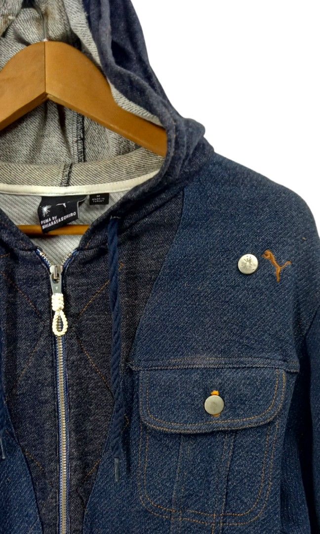 MIHARAYASUHIRO X PUMA MADE IN TURKEY JEANS JACKET (PIT 21X25), Men's ...