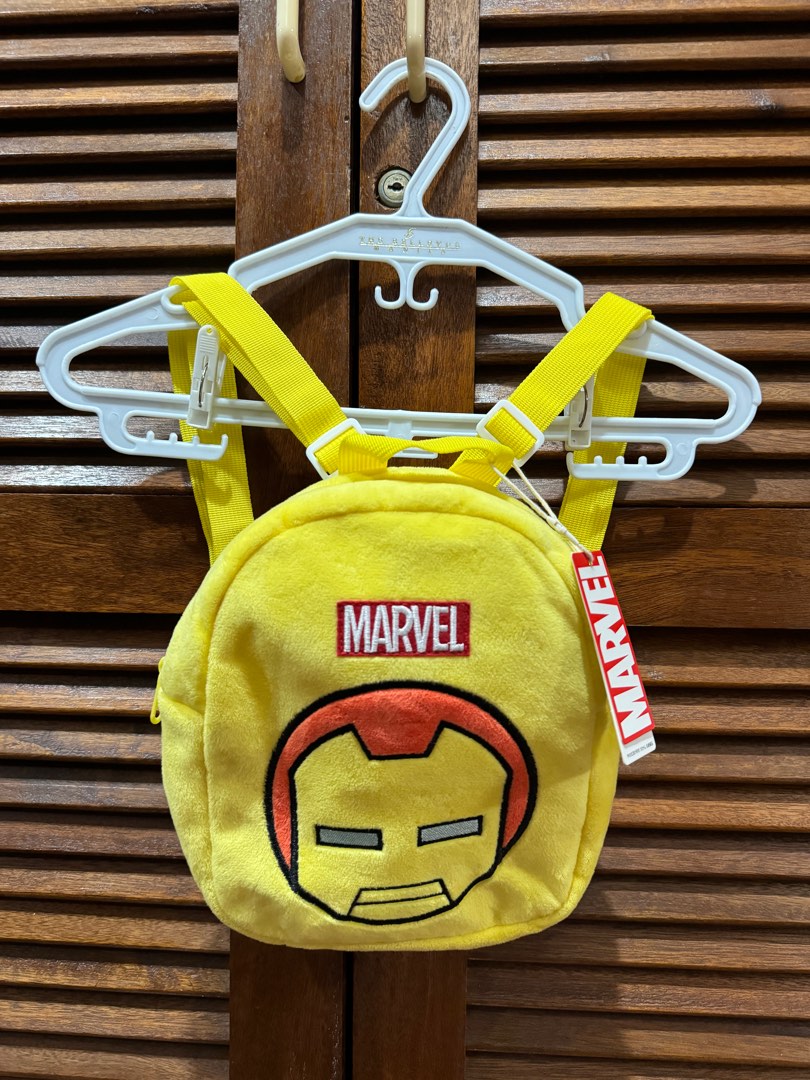 Miniso Iron Man Mini Backpack, Babies & Kids, Going Out, Other Babies ...