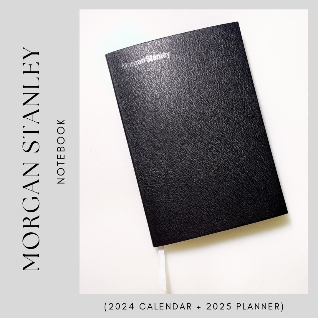Morgan Stanley ibank Notebook / 2024 Schedule Book / Planner 投行筆記簿 行事曆 ...