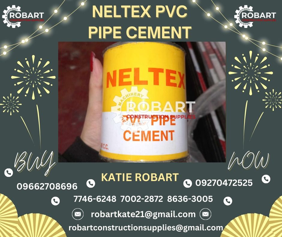 NELTEX PVC PIPE CEMENT, Commercial & Industrial, Construction Tools ...