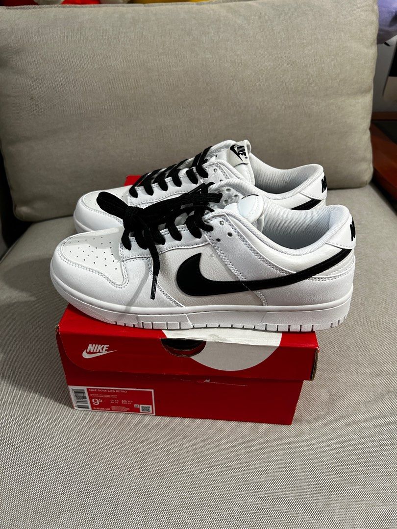 Nike Dunk Low Retro, reverse panda 黑白 反轉熊貓, 他的時尚, 鞋類, 運動鞋、球鞋在旋轉拍賣