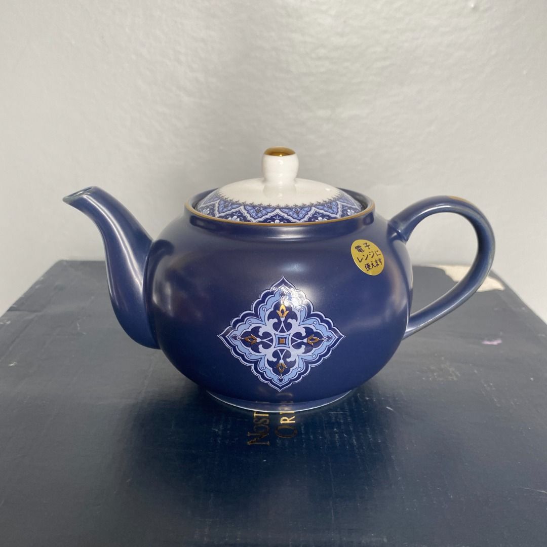 Nostalgie Istanbul Orient Express White Blue Gold Teaset, Furniture ...