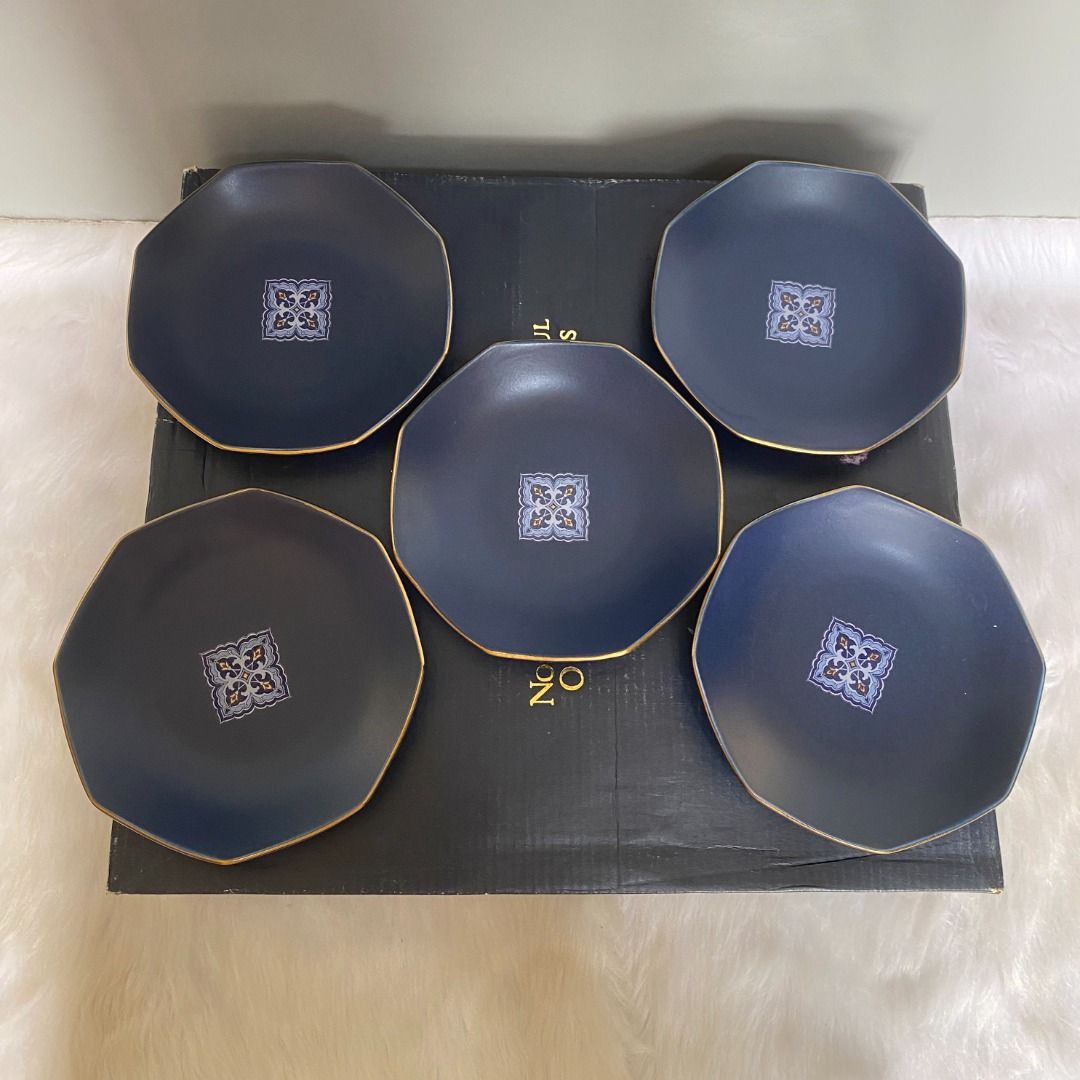 Nostalgie Istanbul Orient Express White Blue Gold Teaset, Furniture ...