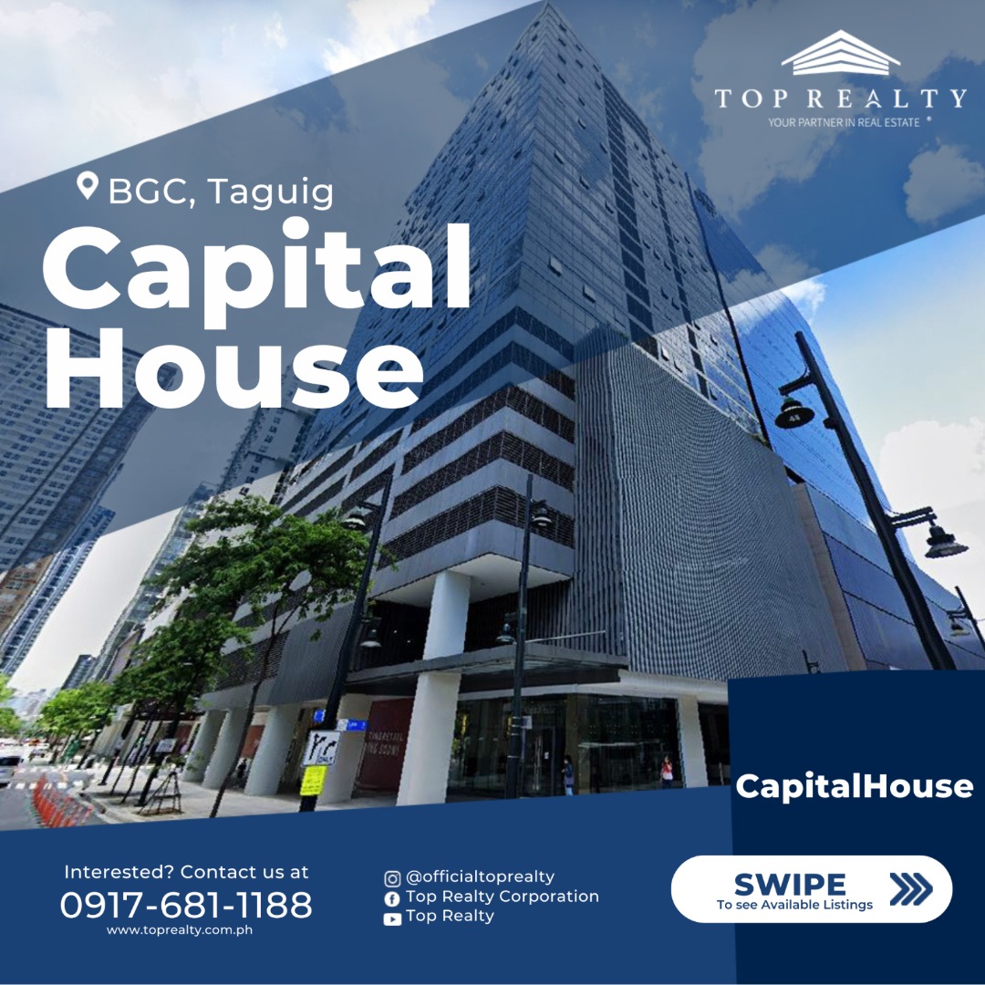 Office Space for Sale in BGC, Fort Bonifacio, Taguig at Capital House ...