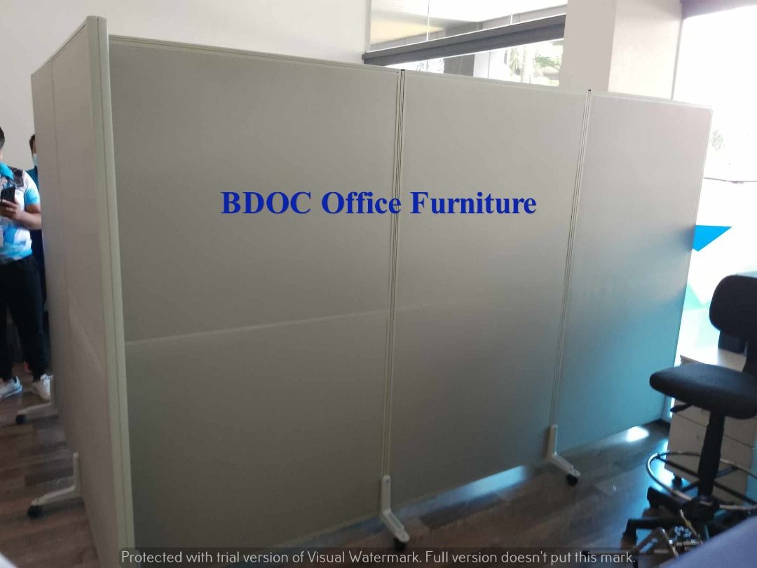 one color fabric wall partition / office partition / office table ...