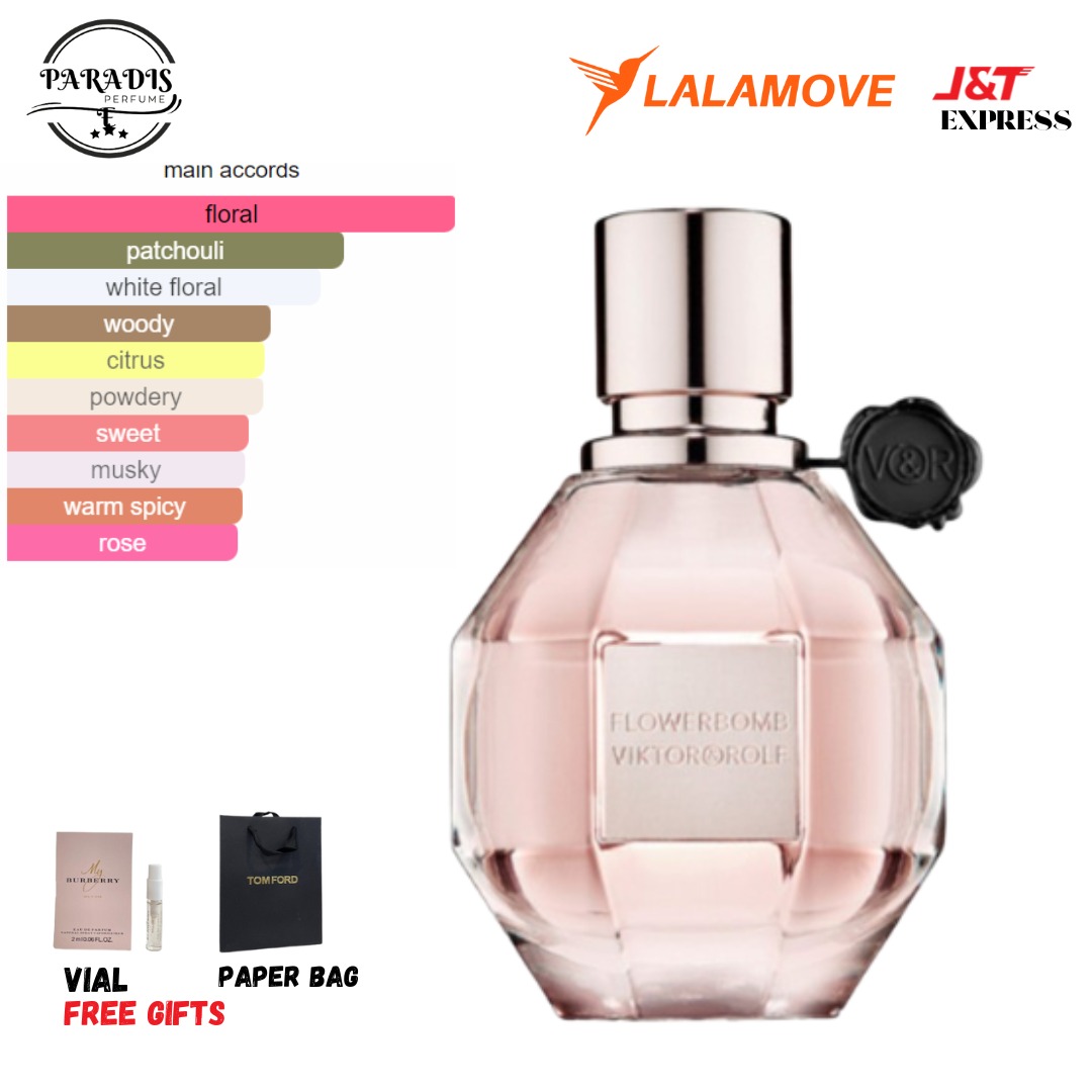 ORIGINAL AUTHENTIC VIKTOR & ROLF FLOWERBOMB L’EDP 100ML, Beauty ...
