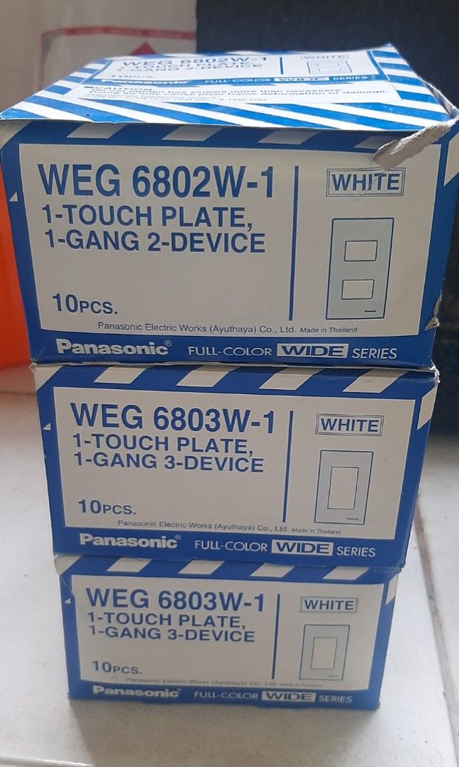 Panasonic Wide Series Plates, Commercial & Industrial, Construction ...