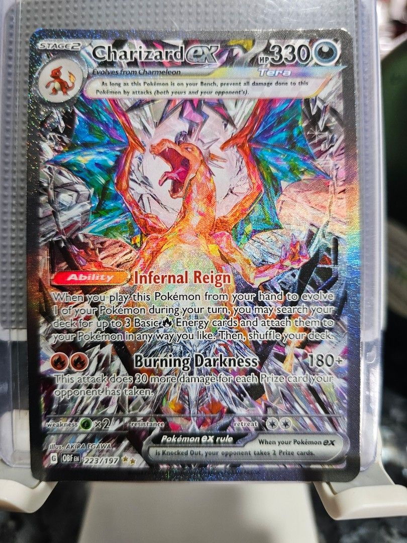 Pokemon Charizard EX SIR Card, Hobbies & Toys, Toys & Games on Carousell