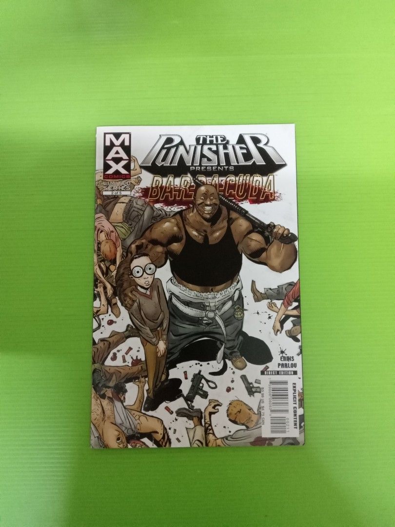 Punisher Presents: Barracuda Max #2 ( Goran Parlov - Cover Art ) Cardstock Cover ( Marvel Comics ...